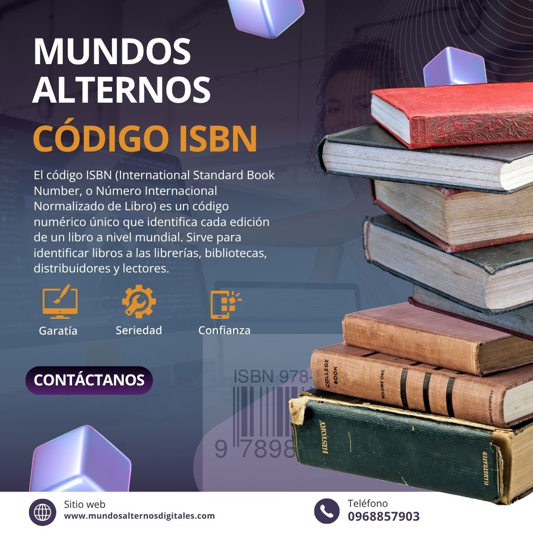 Disponemos de nuestros código ISBN - mundosalternosdigitales.com